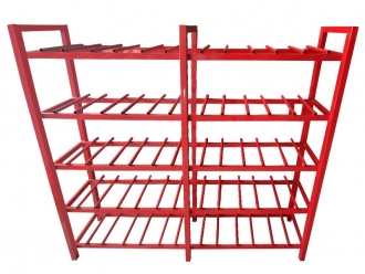 Rack for fire extinguishers from the manufacturer